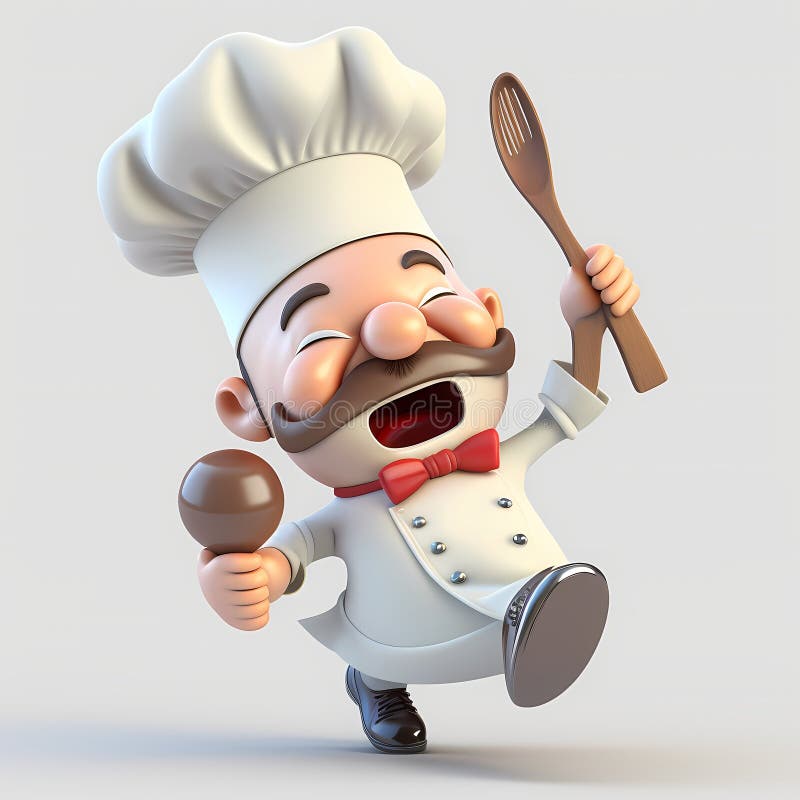 Tiny Male Chef. Generative AI Stock Image - Image of smile, people ...