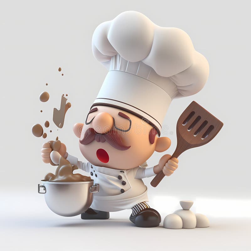 Tiny Male Chef. Generative AI Stock Photo - Image of tiny, cook: 272599724