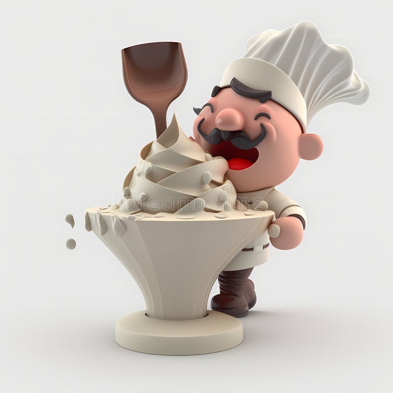 Tiny Male Chef. Generative AI Stock Illustration - Illustration of ... Tiny Male Chef. Generative AI Stock Illustration - Illustration of ...