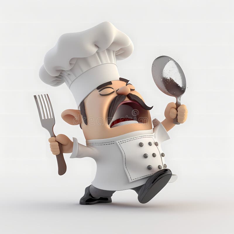 Tiny Male Chef. Generative AI Stock Photo - Image of person, cooking ...