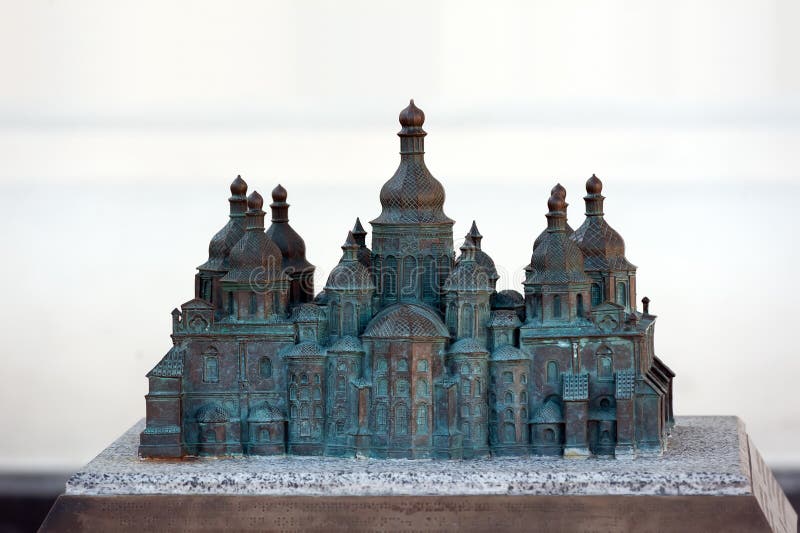 Tiny Model of St. Sophia Cathedral Stock Image - Image of building ...
