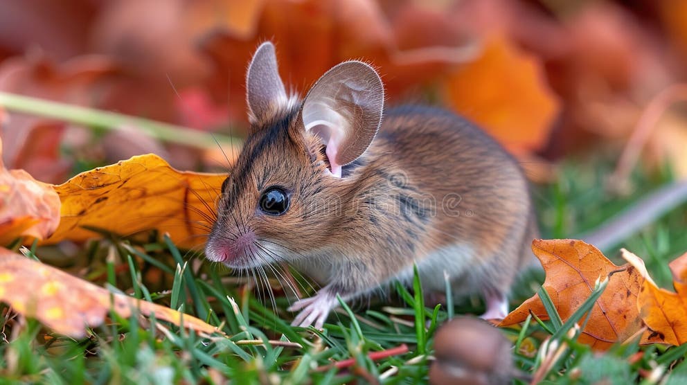 Mouse Autumn Leaves Stock Illustrations – 1,180 Mouse Autumn Leaves ...