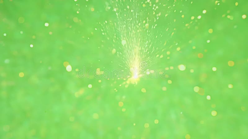 Tiny Multicolored Particles Erupting Like a Miniature Fireworks Display ...