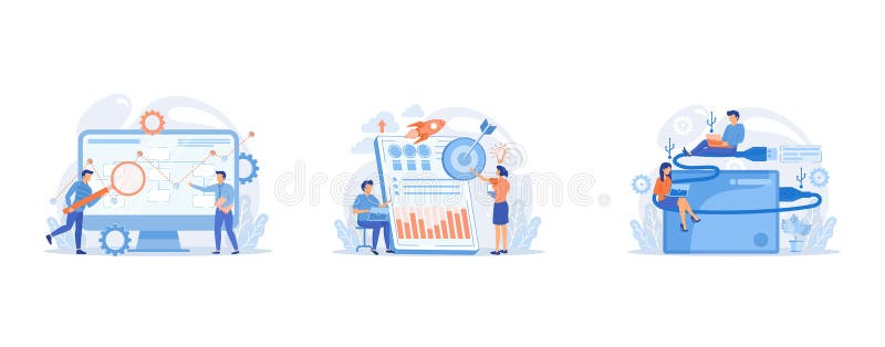 Analyst Cartoon Data Stock Illustrations – 1,720 Analyst Cartoon Data ...