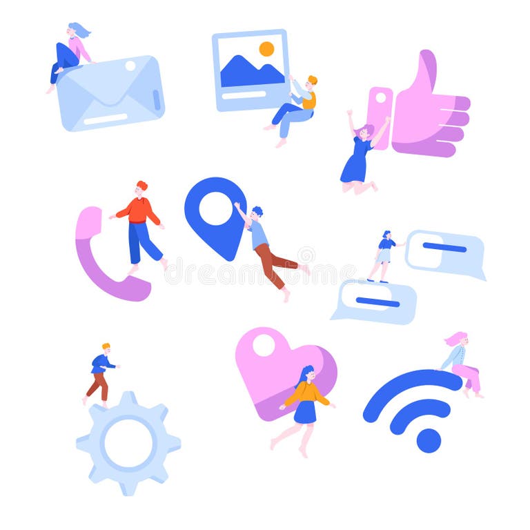 Small People Big Objects Stock Illustrations – 101 Small People Big ...