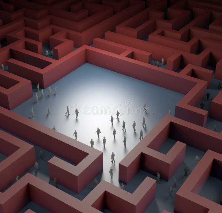 Group Maze Stock Illustrations – 1,128 Group Maze Stock Illustrations ...