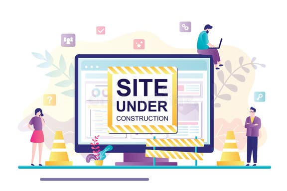 Computer Under Construction Stock Illustrations – 3,518 Computer Under ...