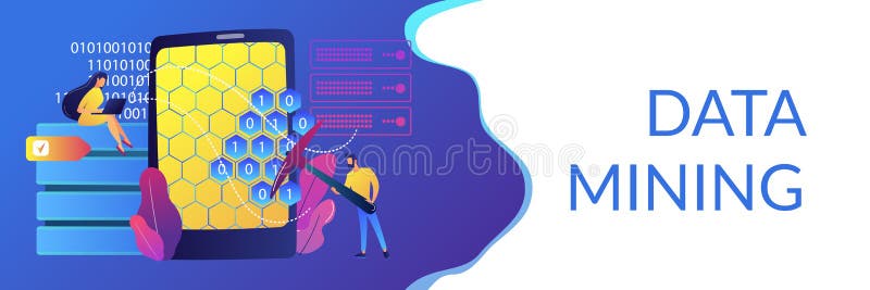 Data Mining Abstract Concept Vector Illustration. Stock Vector ...