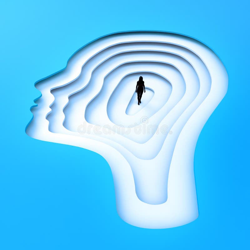 Gears inside a head stock illustration. Illustration of concept - 29416644