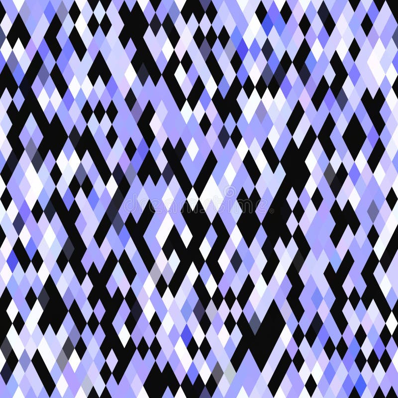 Tiny Purple Geometric Mosaic Pixel Diamond Seamless Pattern. Modern ...