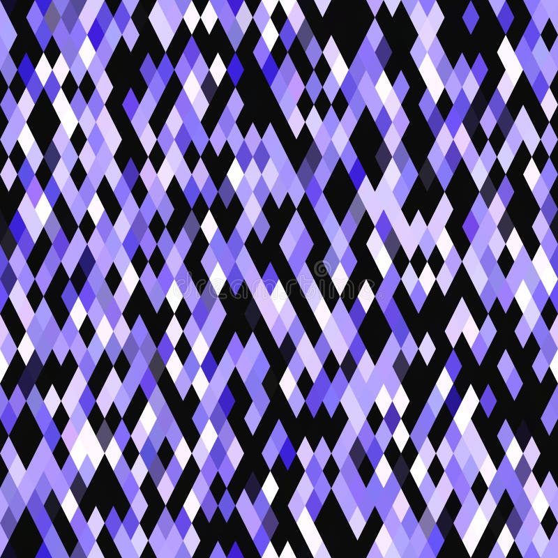 Tiny Purple Geometric Mosaic Pixel Diamond Seamless Pattern. Modern ...
