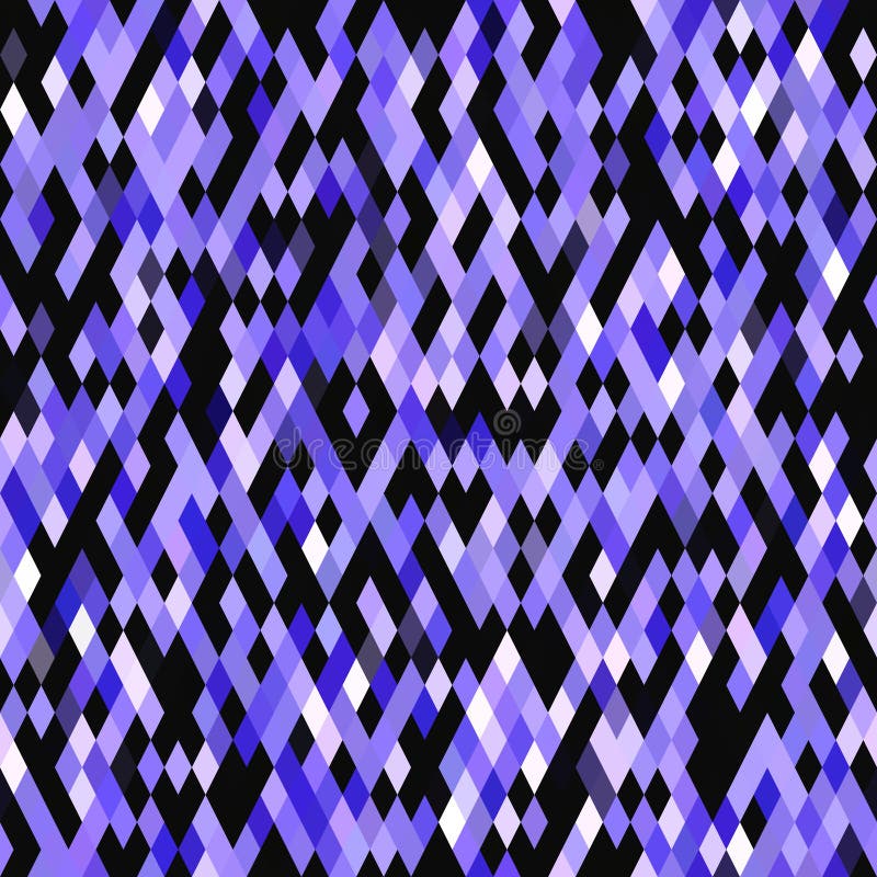 Tiny Purple Geometric Mosaic Pixel Diamond Seamless Pattern. Modern ...