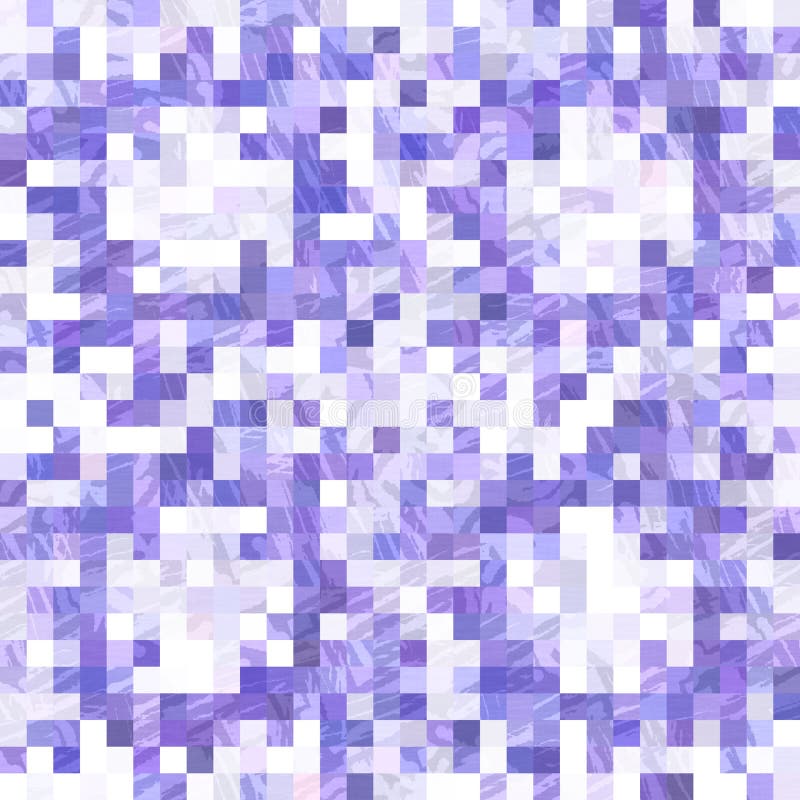 Tiny Purple Geometric Mosaic Pixel Grid Seamless Pattern. Modern Square ...