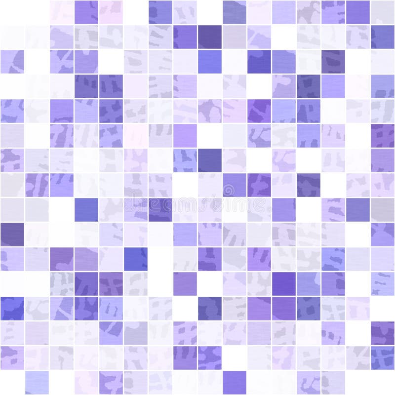 Tiny Purple Geometric Mosaic Pixel Grid Seamless Pattern. Modern Square ...