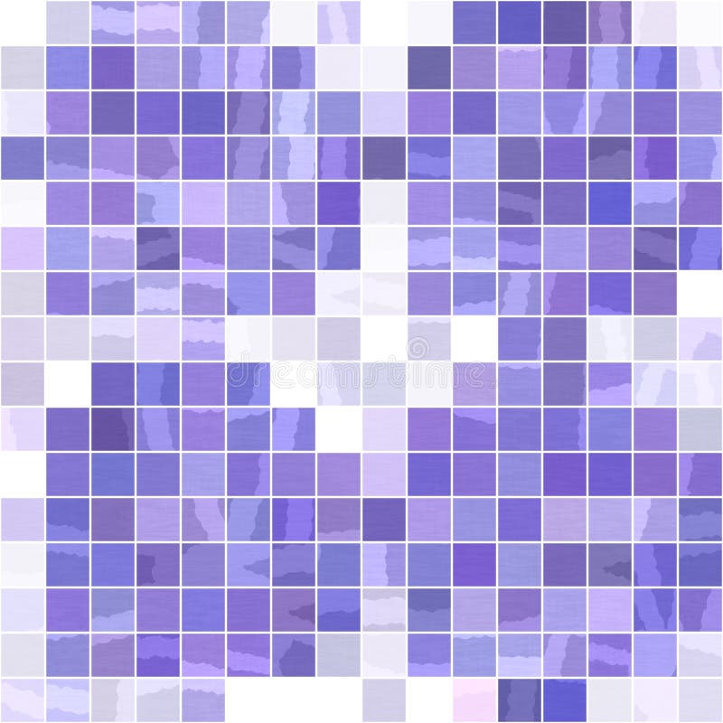 Tiny Purple Geometric Mosaic Pixel Grid Seamless Pattern. Modern Square ...