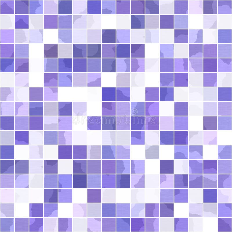 Tiny Purple Geometric Mosaic Pixel Grid Seamless Pattern. Modern Square ...