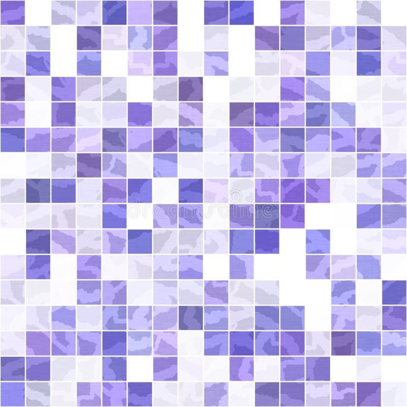 Tiny Purple Geometric Mosaic Pixel Grid Seamless Pattern. Modern Square ...