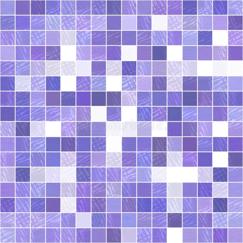 Tiny Purple Geometric Mosaic Pixel Grid Seamless Pattern. Modern Square ...