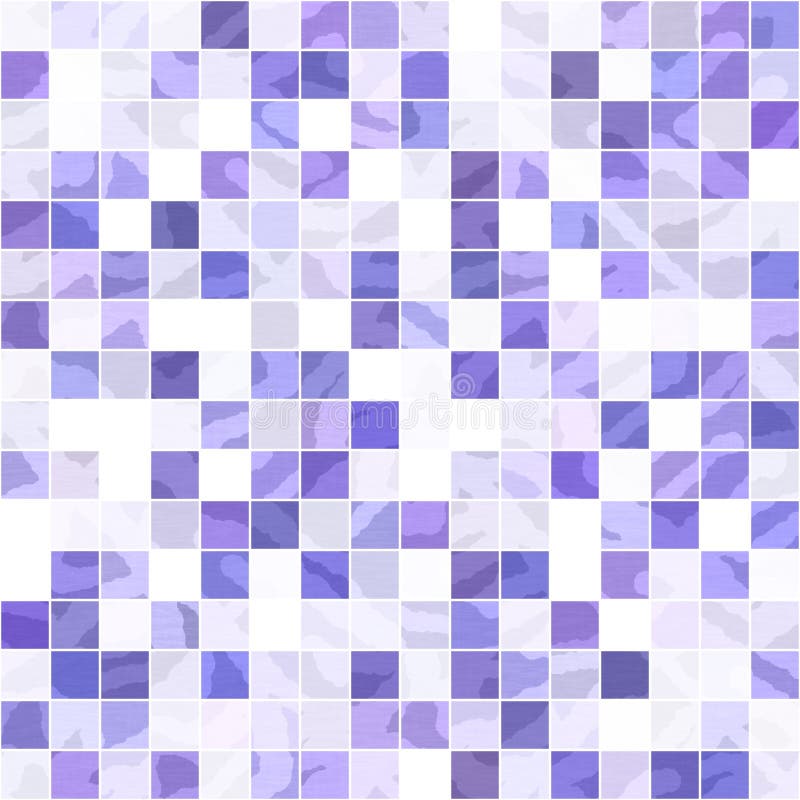 Tiny Purple Geometric Mosaic Pixel Grid Seamless Pattern. Modern Square ...