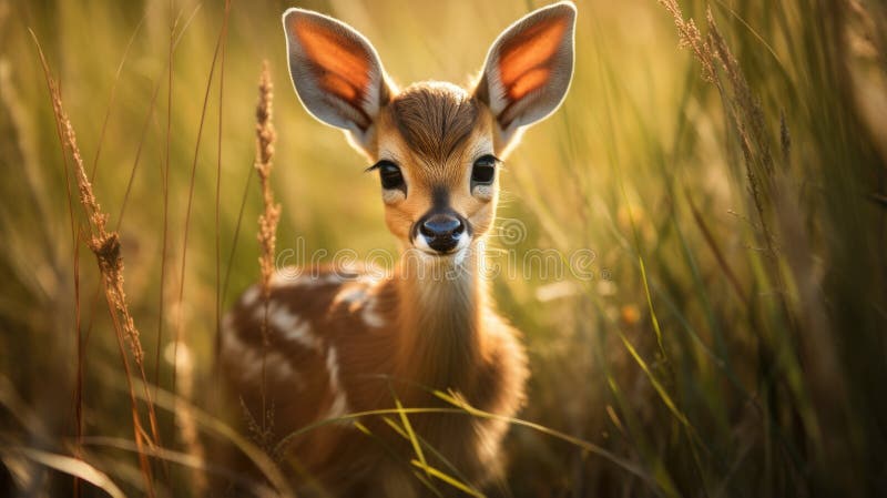 Tiny Pygmy Antelope Thriving Amidst Forested Wilderness Stock Photo ...