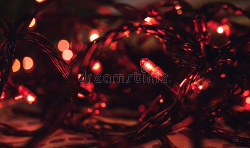Tiny Red Lights stock image. Image of small, colors - 137038073