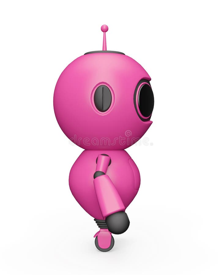 Robot dog side view stock illustration. Illustration of background ...