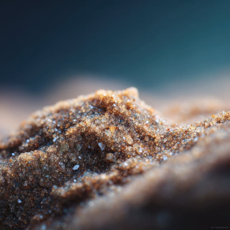 Tiny Sand Particle Rests on the Textured Scale of a Fish Generative AI ...