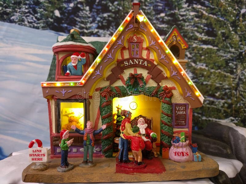 Tiny Santa house stock image. Image of house, beautiful - 134413967