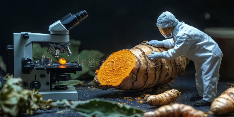 Tiny Scientists Study Large Turmeric Root for Antiinflammatory ...