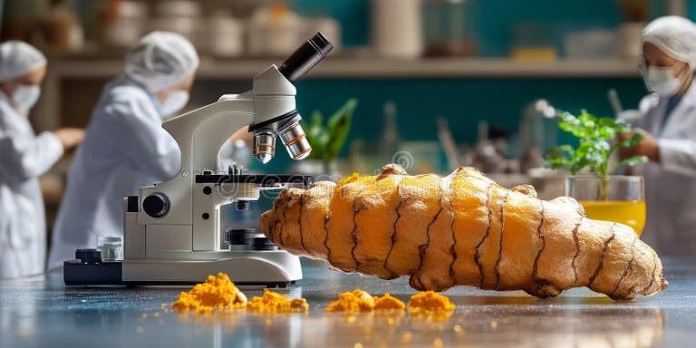 Tiny Scientists Study Large Turmeric Root for Antiinflammatory ...