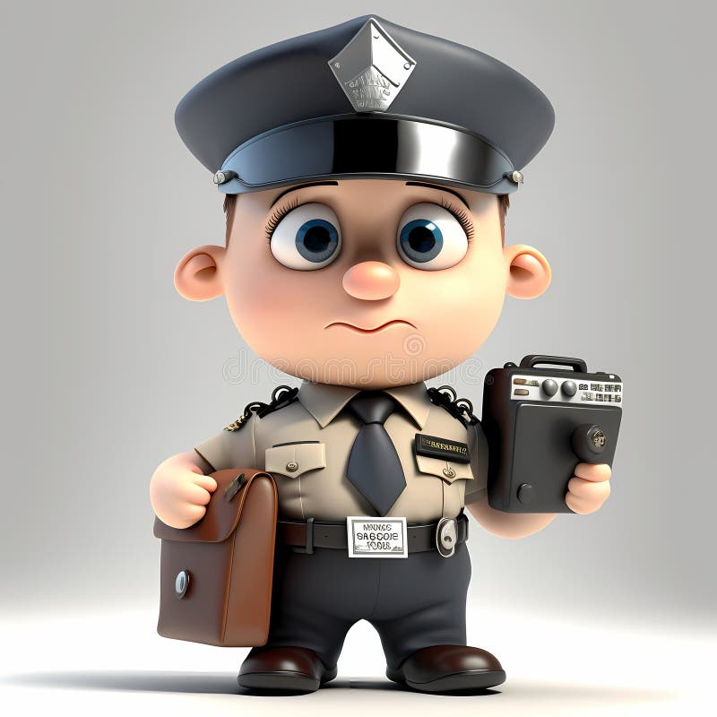 Tiny Security Guard. Generative AI Stock Photo - Image of safeguard ...
