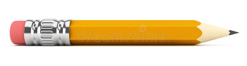 Tiny sharp yellow pencil stock illustration. Illustration of sharp ...