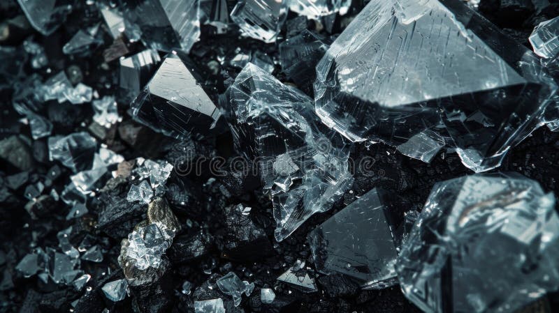 Tiny Sharp Shards Protruding from the Surface of the Jagged Rock ...