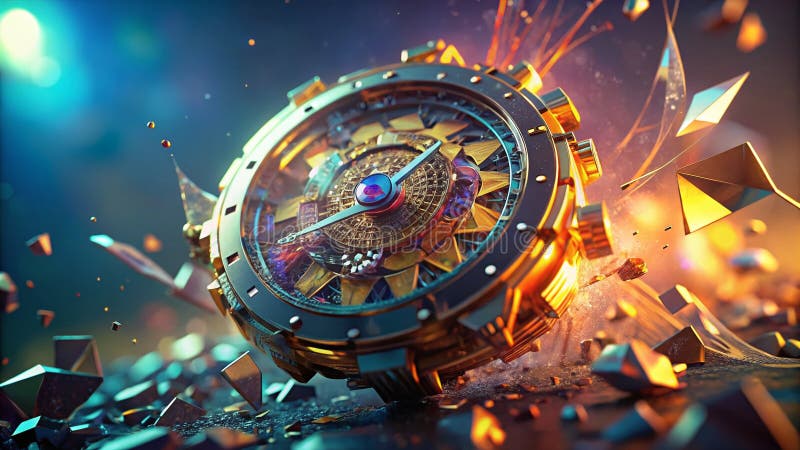 A Tiny Shattered Clock Face Exploring Time Distortion through TiltShift ...