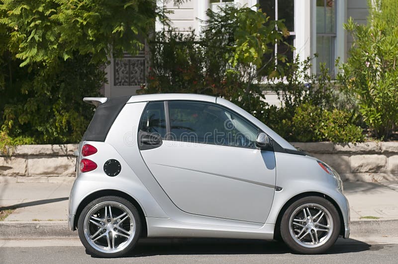 Tiny Smart Car stock image. Image of vehicle, economical - 20807631