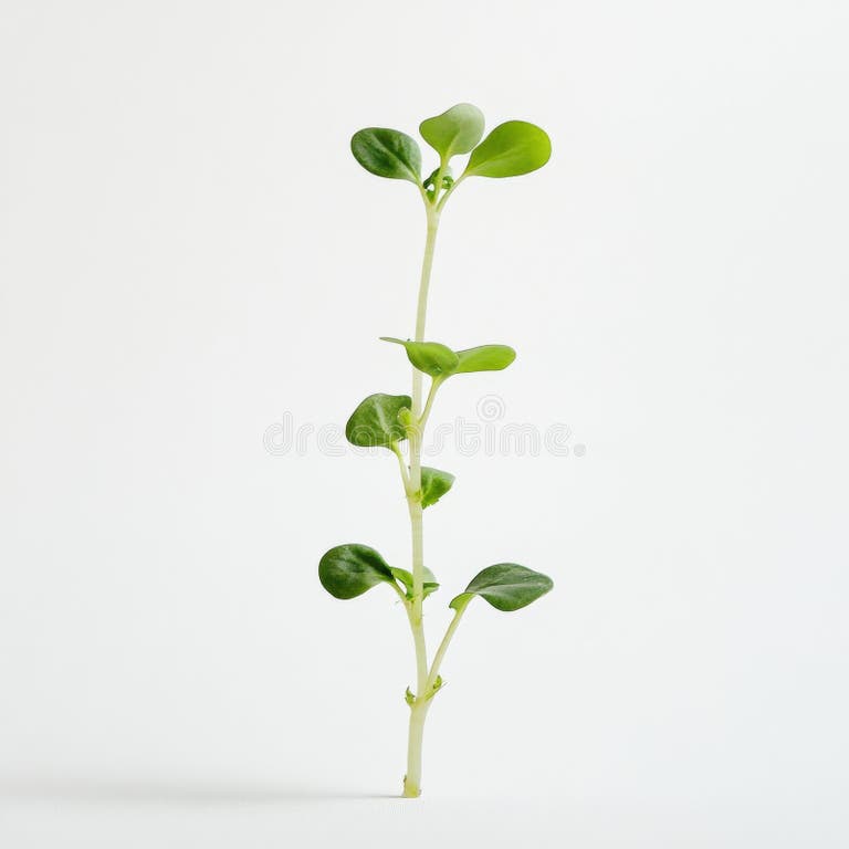 A Tiny Sprout of Hope: Fresh Life in Nature Stock Illustration ...