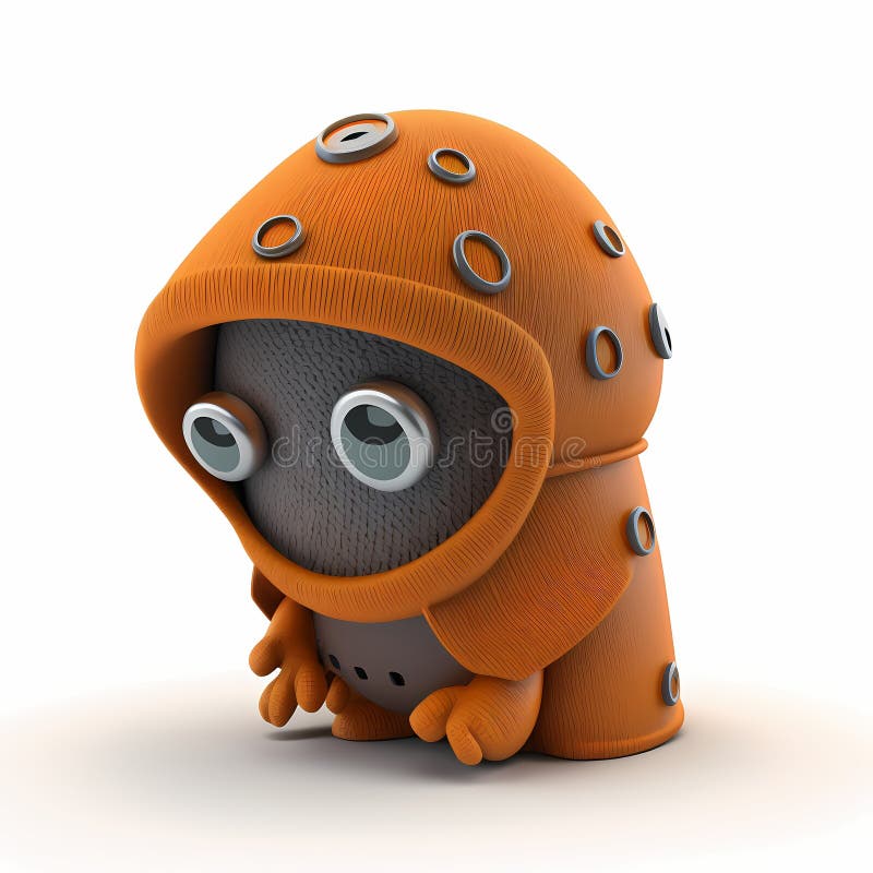 Tiny Spyware Character. Generative AI Stock Illustration - Illustration ...