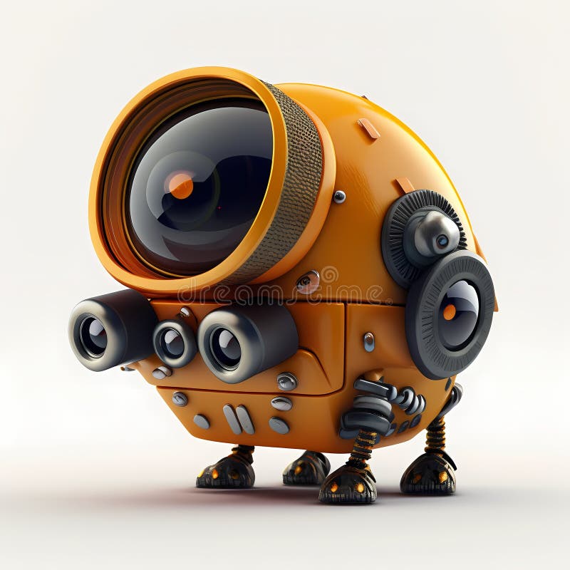Tiny Spyware Character. Generative AI Stock Illustration - Illustration ...