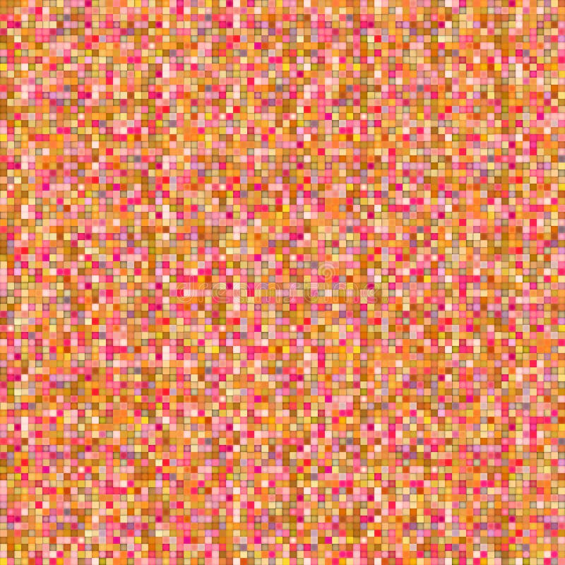 Tiny Square Mosaic Tiled Multi Color Pattern Stock Illustration ...