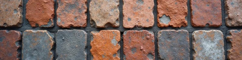 Tiny Stone Embedded in Concrete Tile, Running Bond Pattern , Background ...