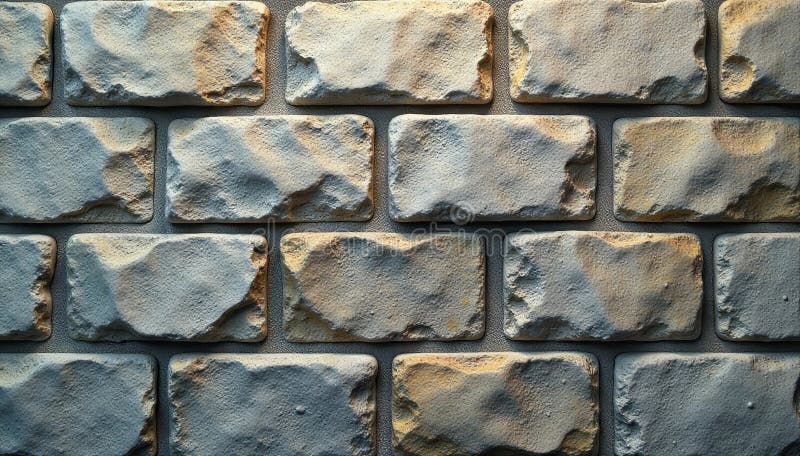 Tiny Stone Embedded in Textured Concrete Tile, Running Bond Pattern ...