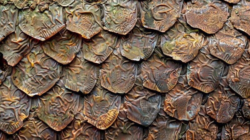 Tiny Tightlypacked Scales Form a Scaly Reptilelike Texture on the Barks ...