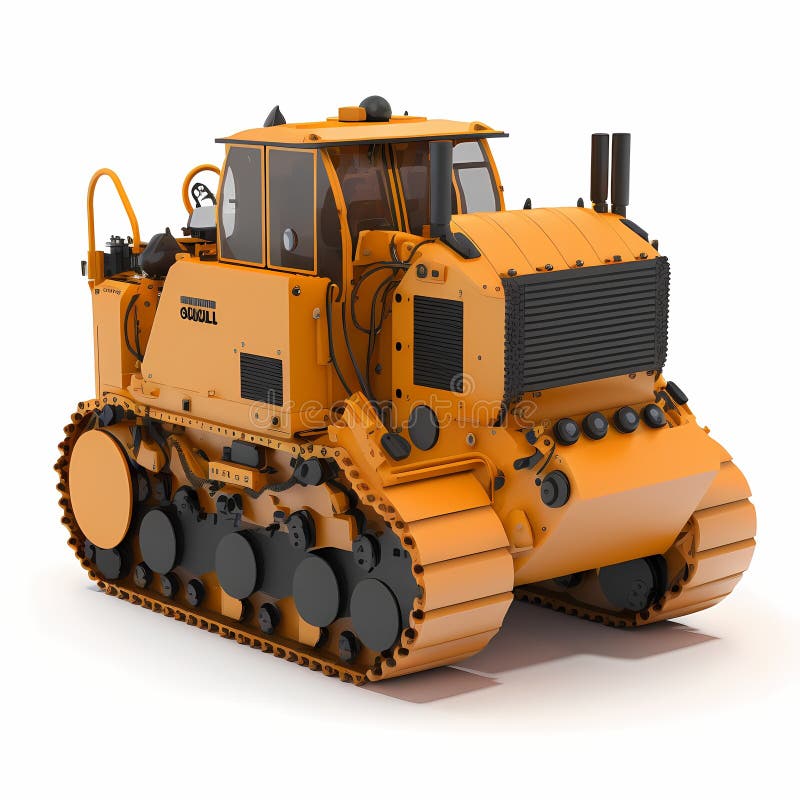 Tiny Toy Bulldozer. Generative AI Stock Illustration - Illustration of ...