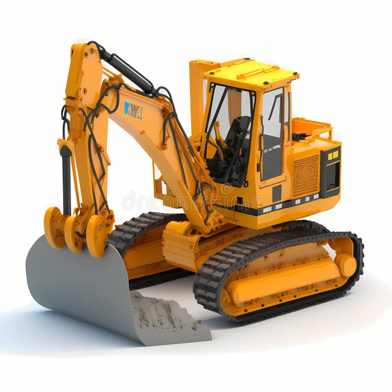 Tiny Toy Front Loader. Generative AI Stock Illustration - Illustration ...