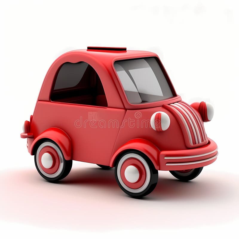 Tiny Toy Micro Car. Generative AI Stock Photo - Image of electric ...