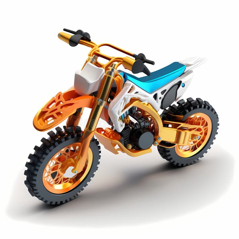 Tiny Toy Moto Cross. Generative AI Stock Photo - Image of motocross ...