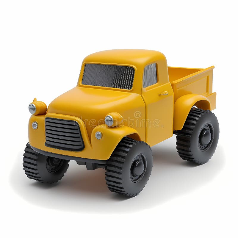 Tiny Toy Pick Up Car. Generative AI Stock Image - Image of power ...