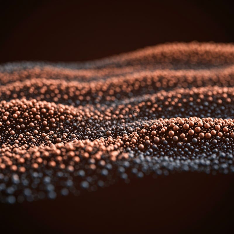 Tiny, Uniformly Spherical Particles Form a Wavy, Undulating Surface in ...