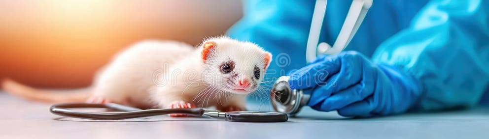 Tiny White Mouse, Closeup Look at Curious Creature Exploring Its ...