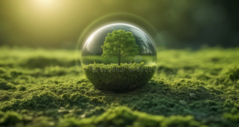 A Tiny World within a World, Encapsulated in a Single Moment Stock ...